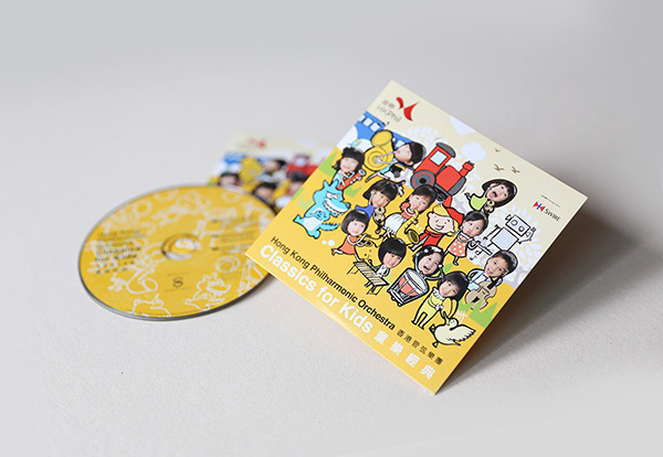 HKPhil Orchestra Classic for Kids CD 2015 CD Design- by THEDO